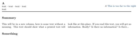 Horizontal Alignment How To Correctly Right Align Text Within Minipage Tex Latex Stack