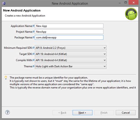 Android While Creating A New Project Stack Overflow
