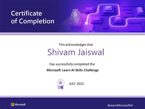 Shivam Jaiswal On Linkedin Learnmicrosoftai Microsoft Mlsa