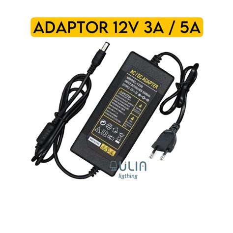 Jual Adaptor Dc 12v 3a 5a 36 Watt 36w Murni Trafo 3 Ampere 12 Volt Vol