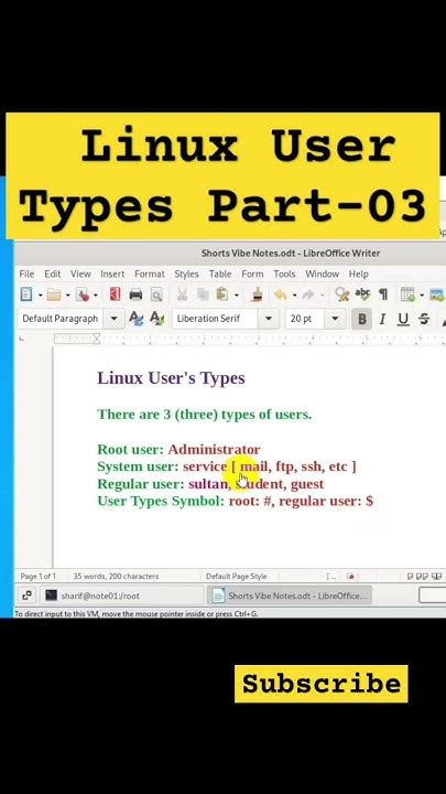 Linux User Types Shorts Youtubeshorts Viral Linux Command