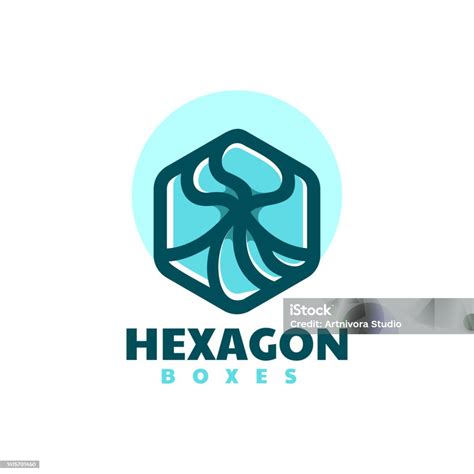 Vector Illustration Hexagon Simple Mascot Style Stock Illustration Download Image Now