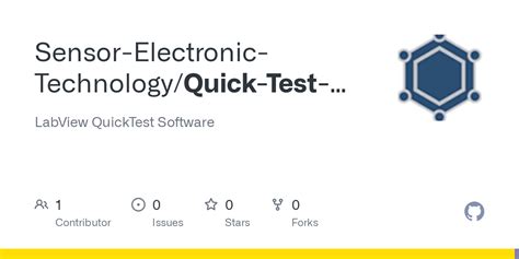 Github Sensor Electronic Technology Quick Test Labview Labview Quicktest Software