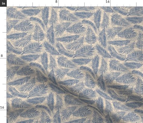 Palm Leaf Coordinate For Art Deco Fans Fabric Spoonflower