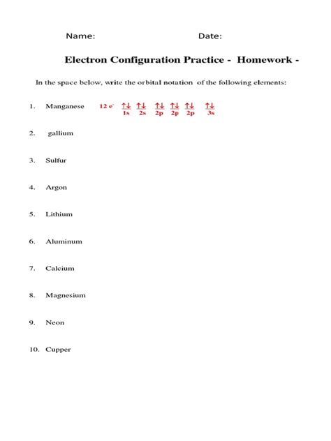 Shells And Subshells Chemistry Pdf