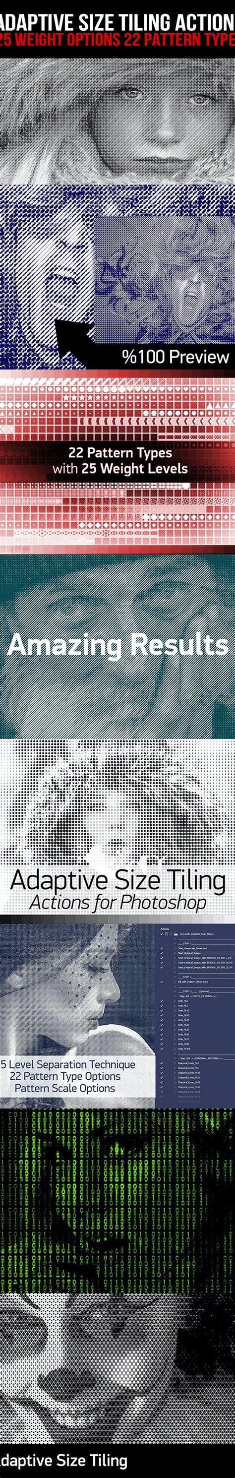 Adaptive Size Tiling Photoshop Actions By Grasycho Graphicriver