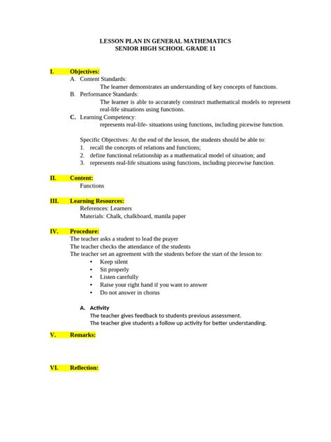 Gen Math Lesson 1 4 Pdf