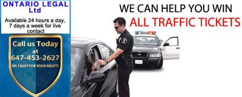 Traffic Ticket Toronto Traffic Ticket Ajax Traffic Ticket