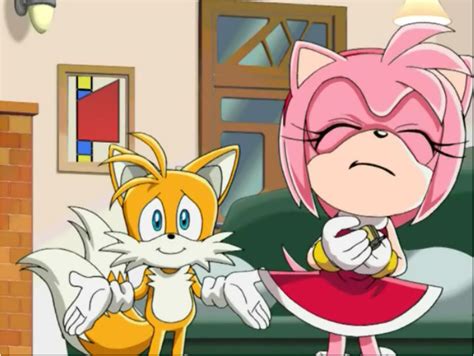 Tails And Amy By Sonicboomfan101 On Deviantart