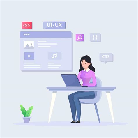 UI UX Design Creating An Application Design Vector Art At Vecteezy