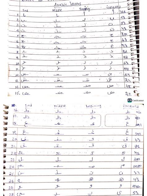 1 Arabic Notebook Pdf
