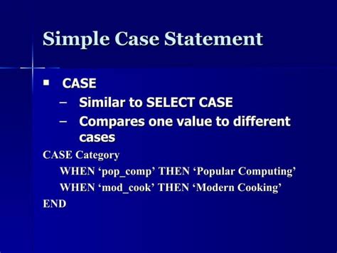 Sql Server Stored Procedures Ppt