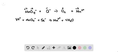 Solved The Chemical Equation For A Reaction Between Kmno4 And Hcl Is