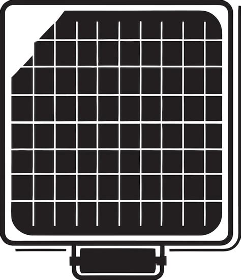 Solar Panel Array Vector Illustration Premium Ai Generated Vector