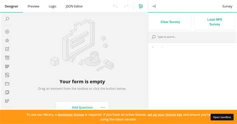 Surveyjs Library Vue3 Codesandbox