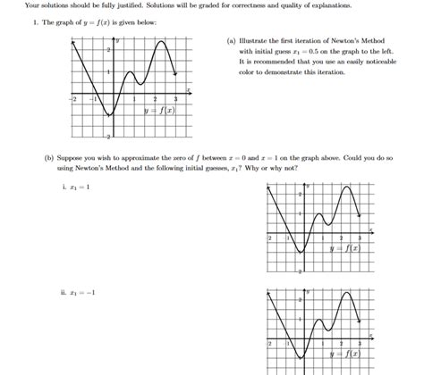 Solved Your Solutions Should Be Fully Justified Solutions