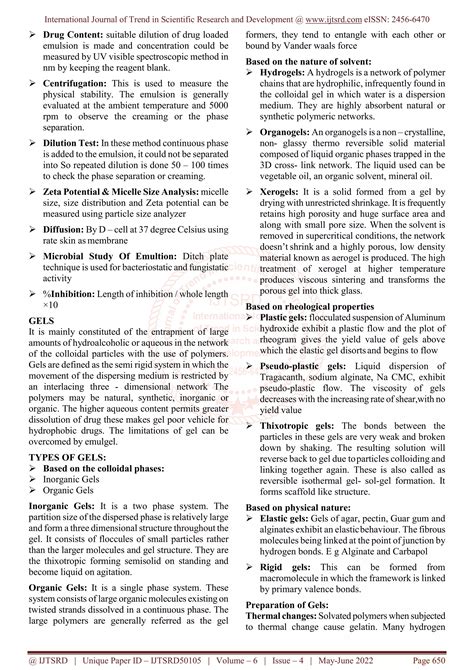 Emulgel Novel Drug Delivery System Pdf