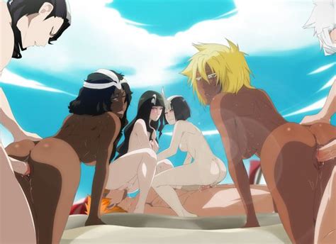 Beach Bleach Group Sex Cartoon Porn Pic