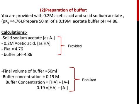 Preparation of Different Buffer Solutions - ppt download