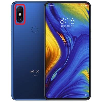Réparation vitre caméra arrière cassée Xiaomi Mi Mix 3 Centre Réparation Paris Montgallet