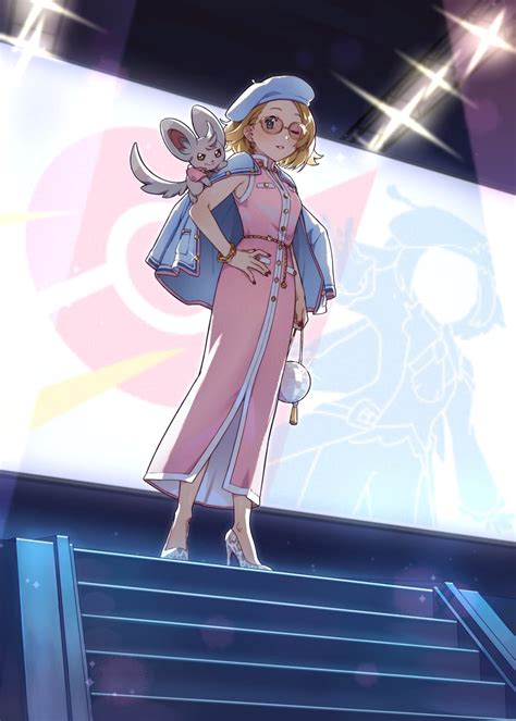 Bianca And Minccino Pokemon And More Drawn By Nifffi Danbooru