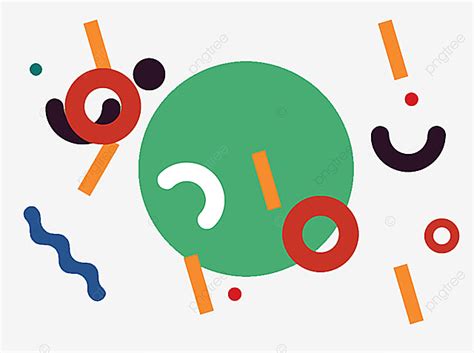 멤피스 스타일 기하학적 도형 기본 도형 멤피스 스타일 기하학적 장식 장식 도형 Png 일러스트 및 이미지 에 대한 무료 다운로드 Pngtree