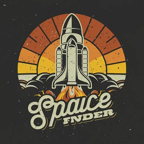 Premium Vector 2d Tshirt Vector Illustration Rocket Space Fire Smoke Color