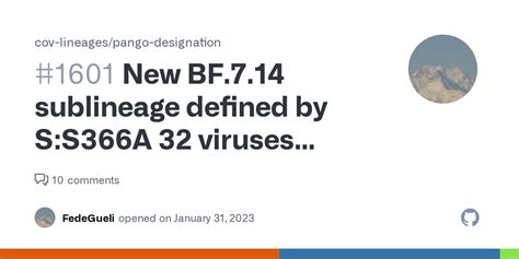 New Bf714 Sublineage Defined By Ss366a 32 Viruses Circulating In