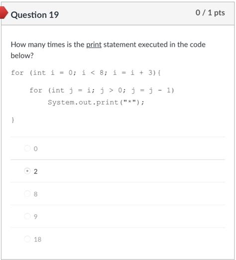 Solved Question 1 1 Pts Which Of The Following Is The