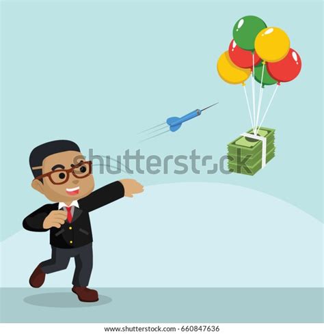 2 African American Man Throwing Dart Stock Vectors And Vector Art Shutterstock