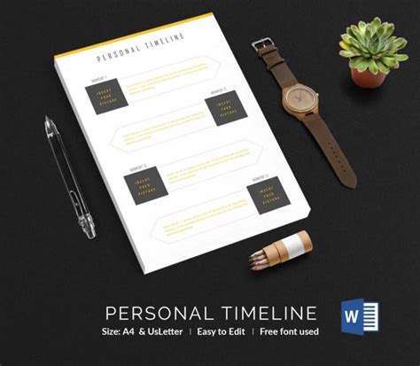 20 Personal Timeline Templates DOC PDF