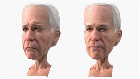 Cartoon Joe Biden Head Rigged For Maya 3d Model 79 Ma Free3d