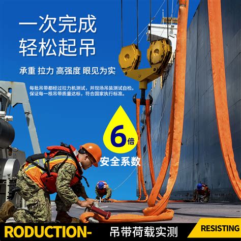 吊带起重国标工业柔性吊装带3t5m10吨双扣圆形软吊带吊车吊树吊绳虎窝淘