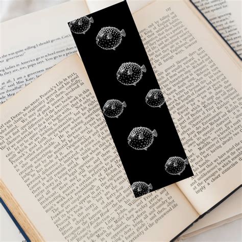 10 Printable Black And White Ocean Themed Bookmark Bookmark Set