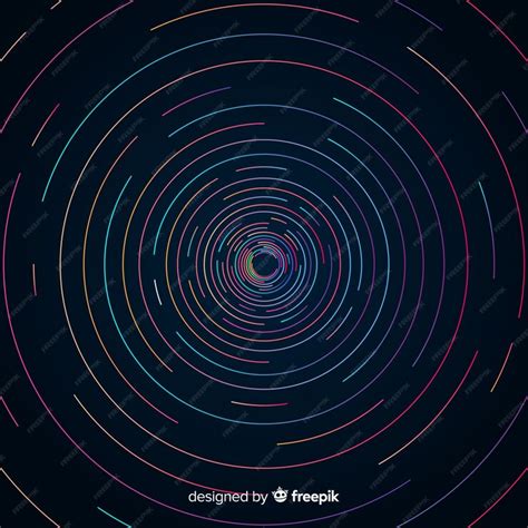 기하학적 형태와 네온 스타일 배경 무료 벡터