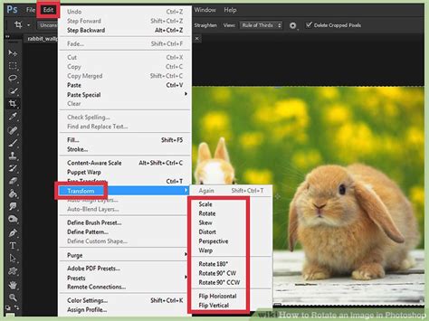 How To Rotate An Image In Photoshop Steps With Pictures