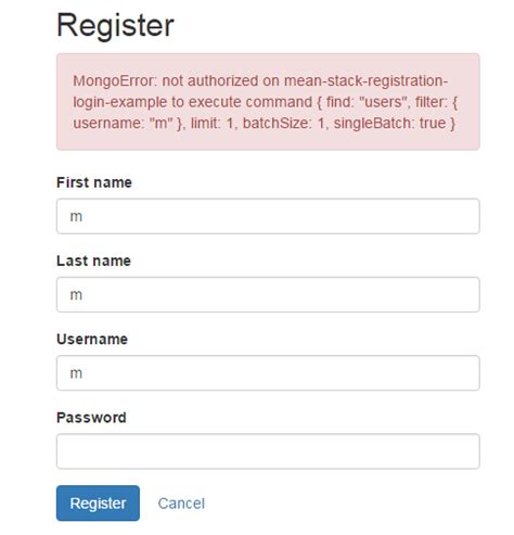 Ask Nodejs Authentication In Mongodb Using Mean