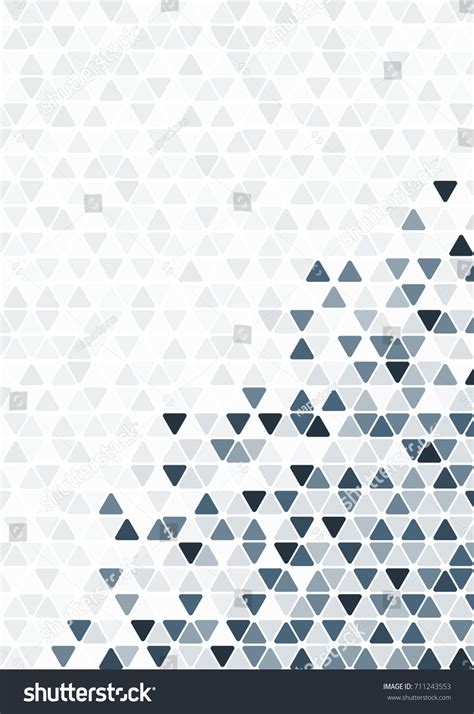 Abstract Blue Triangle Pattern Background Wallpaper Stock Vector Royalty Free 711243553