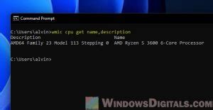 Check PC Hardware Manufacturer Model Via WMIC In CMD