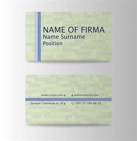 비즈니스 및 방문 카드 벡터 Eps Ai Uidownload