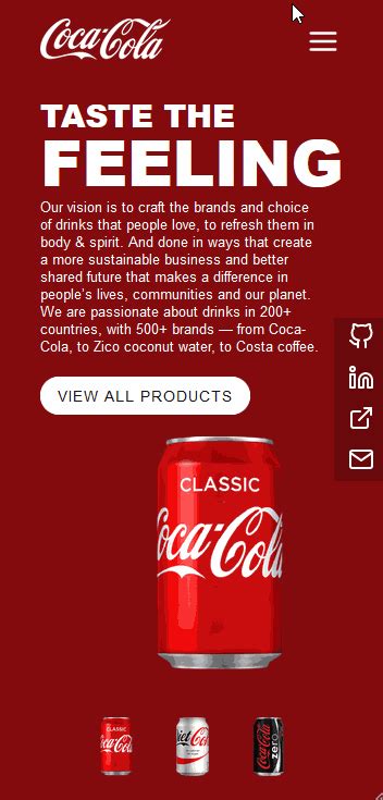 Github Stevescruzjs Landing Pagecoca Cola This Coca Cola Landing