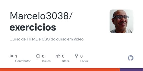 GitHub Marcelo Exercicios Curso De HTML E CSS Do Curso Em Video