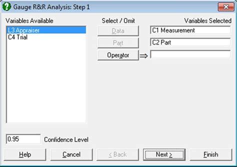 Unistat Statistics Software Quality Control Gauge Randr Analysis
