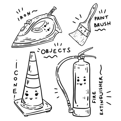 Premium Vector Hand Drawn Cute Objects And Text For Templates