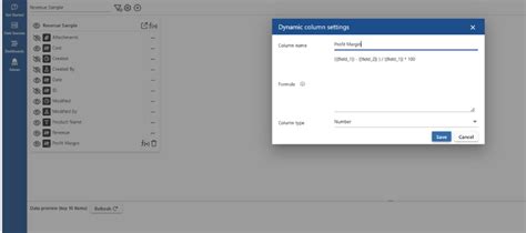 Dynamic Column Sintel Apps