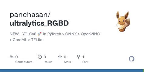 GitHub Panchasan Ultralytics RGBD NEW YOLOv In PyTorch ONNX OpenVINO CoreML TFLite
