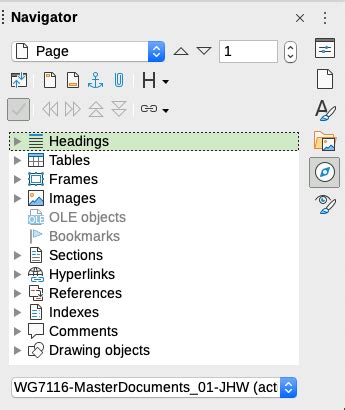 Chapter Master Documents