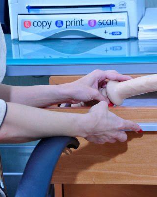 Long Legged Secretary In Black Stockings Fucking On Armchair Porn Pictures Xxx Photos Sex