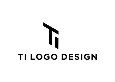 Premium Vector Ti Logo Design Vector Illustration