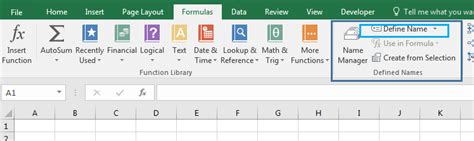 All About Excel Named Ranges Excel Range Name